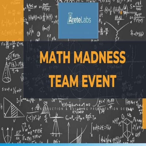Math Madness Team Event | PPTX