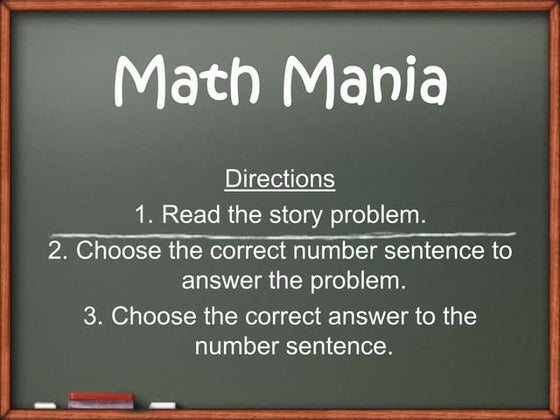 math morning starters year 1 and 2 | PPT