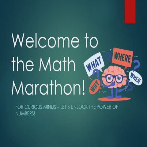 Math_Marathon_Kickoff_Slides power point presentation | PPTX