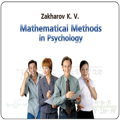 Mathematical Methods in Psychology | PPT