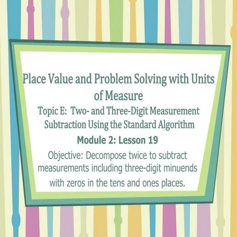 Math module 2 lesson 19 | PPT