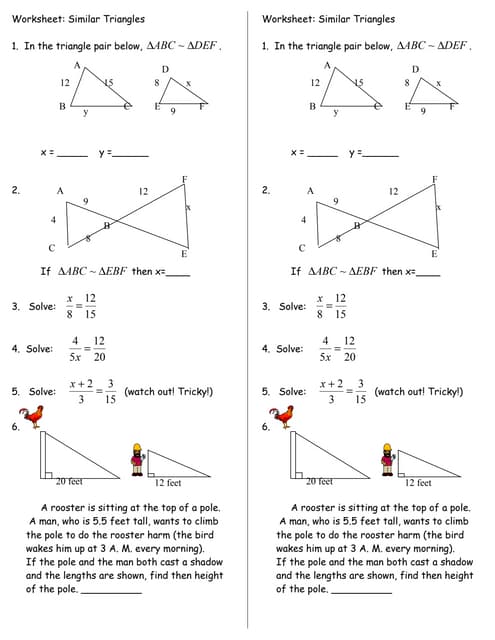 Right triangle similarity | PPT
