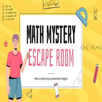 Math mystery escape room by slidesgo | PPTX