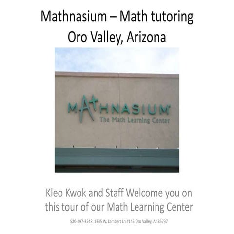 Mathnasium – math tutoring | PPTX