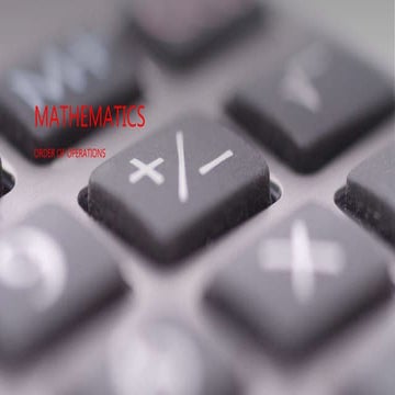 Math order of operations powerpoint (1) | PPTX