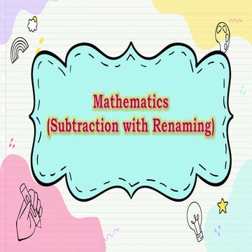 Regrouping With Subtraction | PPT