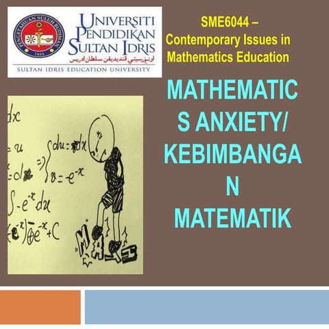 Assginment 1: Math Anxiety | PPT