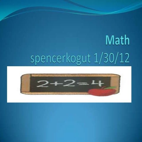 Math Power Point Pptx