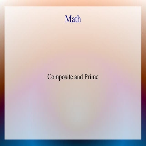 Math powerpoint | ODP