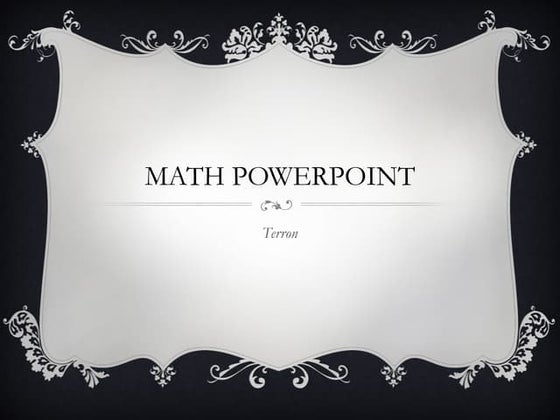 Aidan math power point | PPT