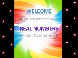 Real numbers system | PPT
