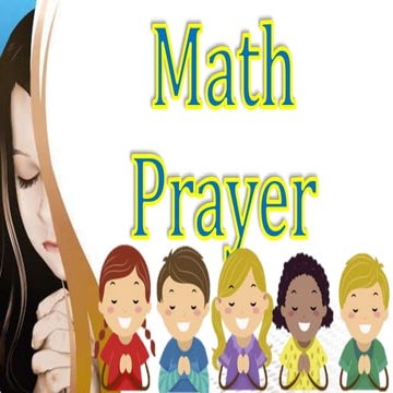 Math Prayer | PPTX