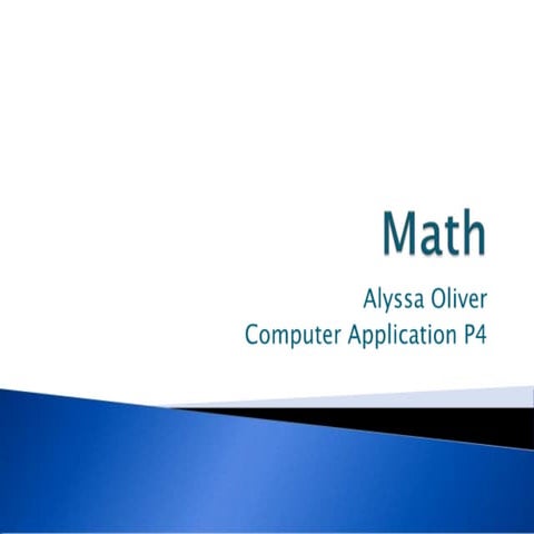 Math presentation | PPT