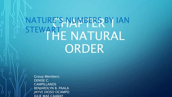 Mathematical patterns in nature | PDF | Geography | Science