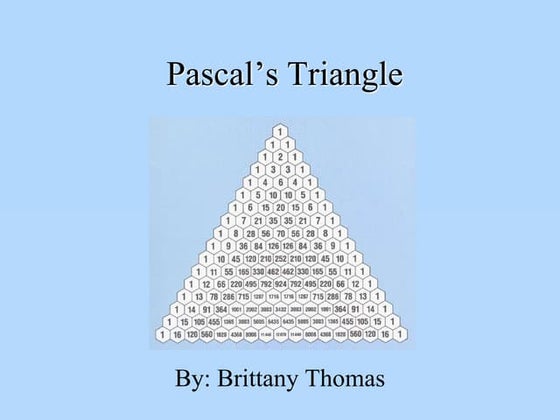 Triangular numbers | PPT