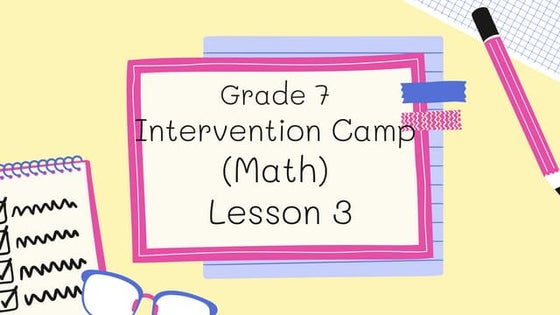Strategic Intervention Material in Mathematics Grade 7 | PPT