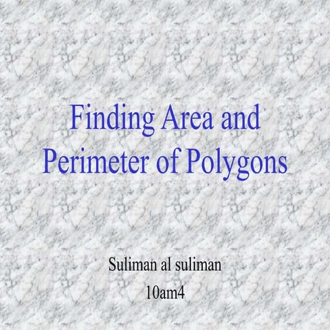 Perimeter and Area of irregular shapes | PDF