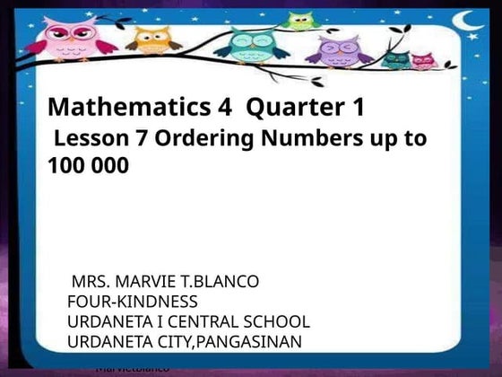 4. MATH 2ND QUARTER W-1.pptx for grade 2 lessons | PPTX