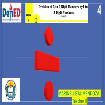 MATH QUARTER 1 WEEK 6.pptx Math 4 presentation | PPTX