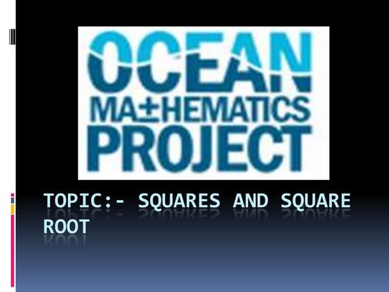 Math 7 Q2 W1 Perfect Square and Perfect Cube.ppt | Science