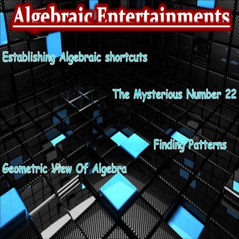 Algebraic Entertainments | PPT