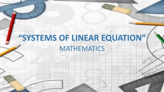 Crout s method for solving system of linear equations | PPT