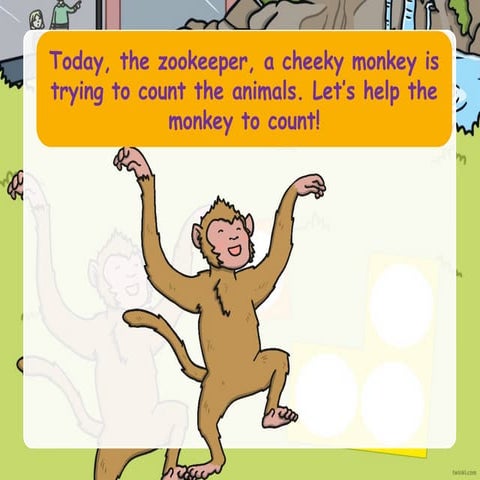Mathematics counting monkeys zookeper game | PPTX