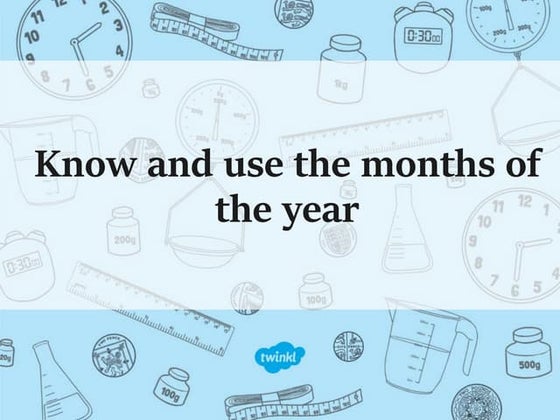 Months of the year | PPTX