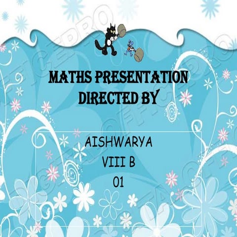 Maths presentation | PPT