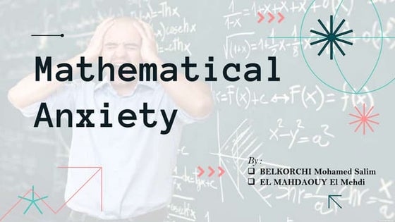 How to Manage Mathematics Anxiety | PPT
