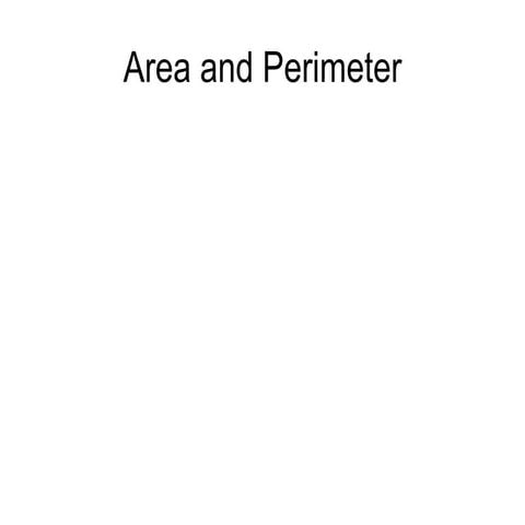 Maths area and size | PPT