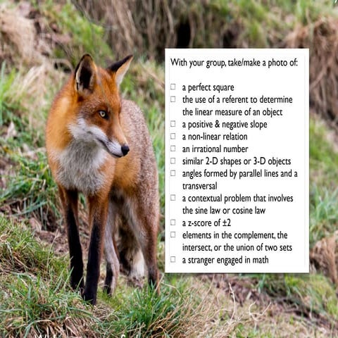 Math scavenger hunt (secondary) | PDF