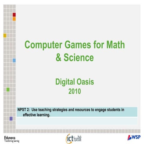 Math & Science Computer Games | PPT