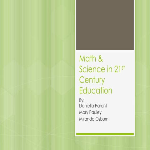Math & science pillar | PPT
