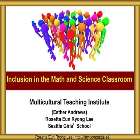 MTI Inclusion in Math and Science Classrooms | PPT
