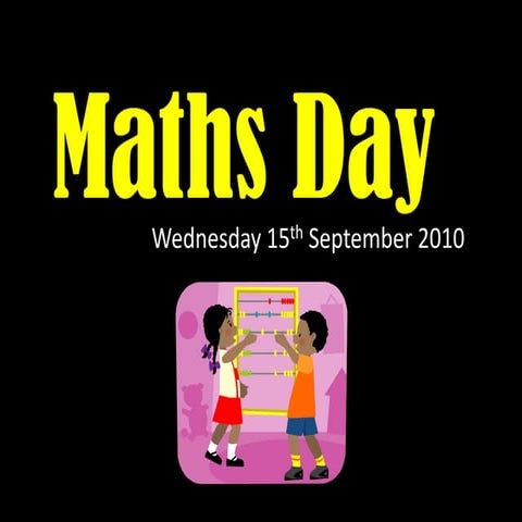 Maths day slideshow | PPT