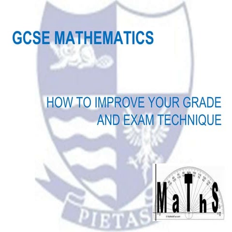 Maths exam tips updated_new tips really workppt | PPT