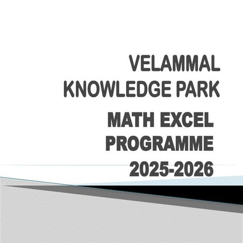 MATHS EXCEL PPT MOCK TEST-3 2025-26.pptx