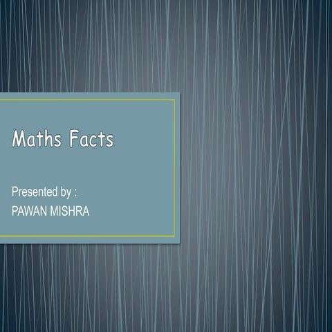 Maths fact | PPTX