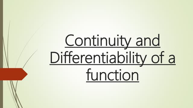 Basic Calculus 11 - Derivatives and Differentiation Rules | PPTX