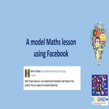 Model Maths lesson using Facebook | PPT