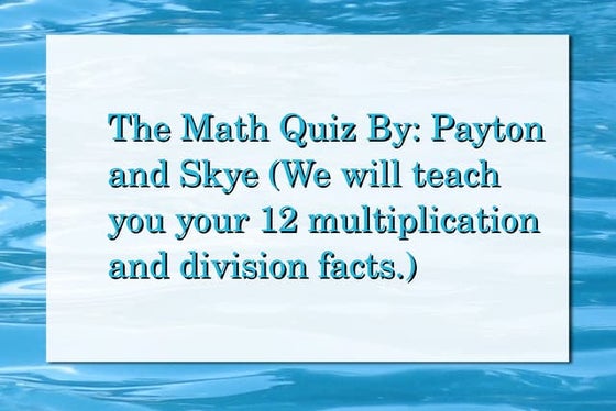 math morning starters year 1 and 2 | PPT