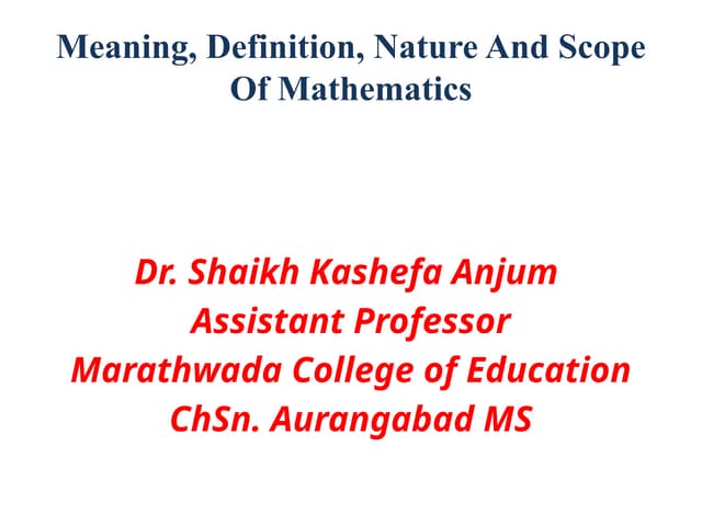 Mathematics in our World- Lesson 1 | PDF