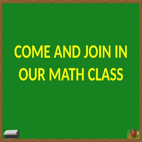 MATH SONG FOR GRADE SIX TOP OF THE WORLD | PPTX