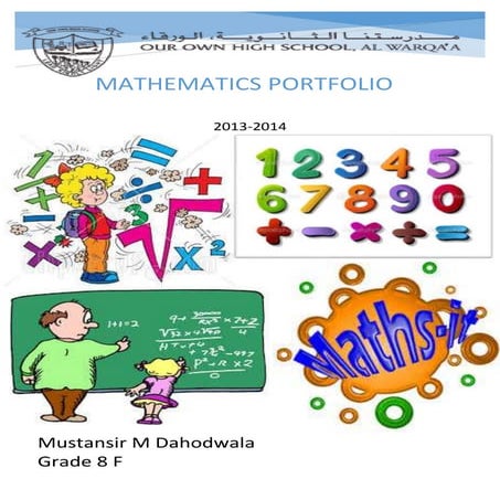 Mathematics Portfolio | DOCX