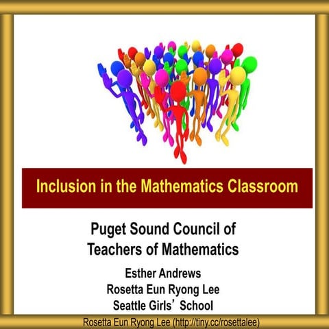 PSCTM Inclusion in the Math Classroom | PPTX