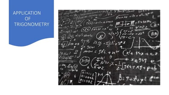 Trigonometry Presentation For Class 10 Students | PPT