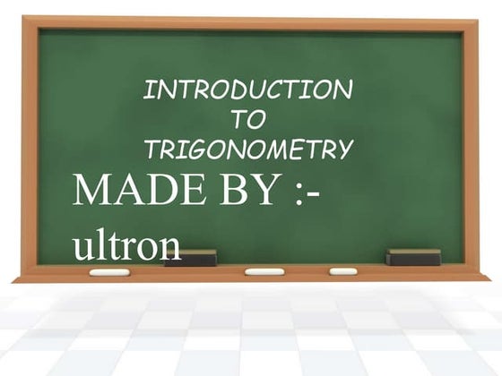 PPT on Trigonometric Functions. Class 11 | PPTX | Physics | Science