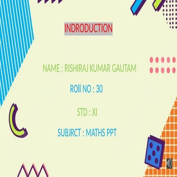 Mathematics Around us important for class 9th | PPTX