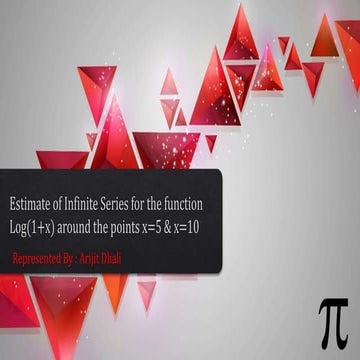Taylor Series Expansion of Log(1+x) | PPTX